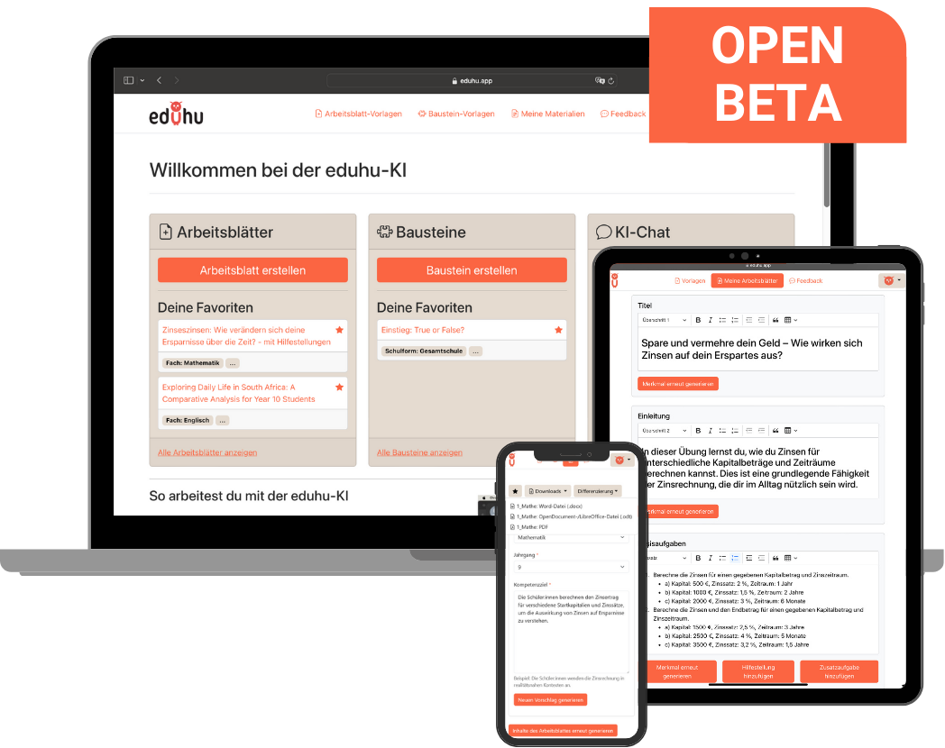 Home - eduhu - Lehrer:innen im Mittelpunkt